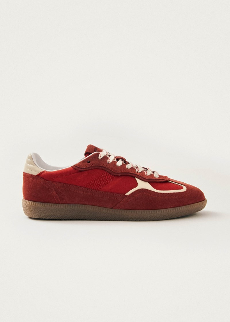 Women's Tb.490 Rife Sheen Red Leather Sneakers [3AASiG2n] - $99.99 ...